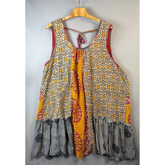 Kantha Bae | Dresses | Kantha Bae Sleeveless Dress Boho Hippie ...